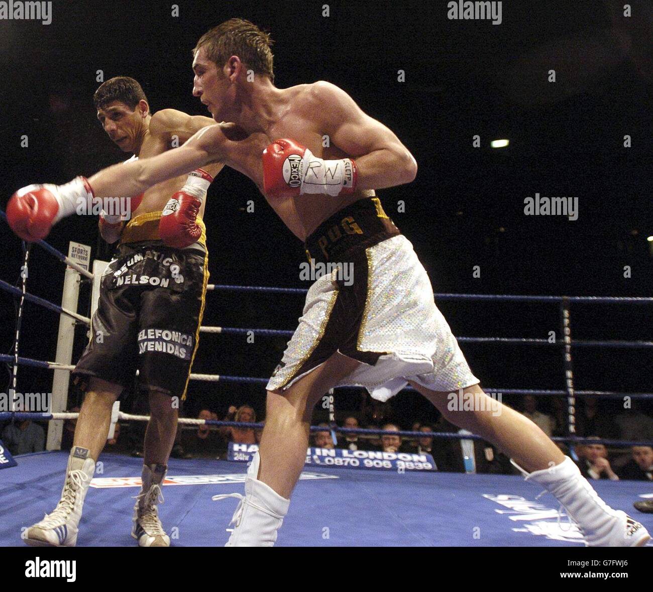 IBF Intercontinental Super Featherweight Championship Stock Photo - Alamy
