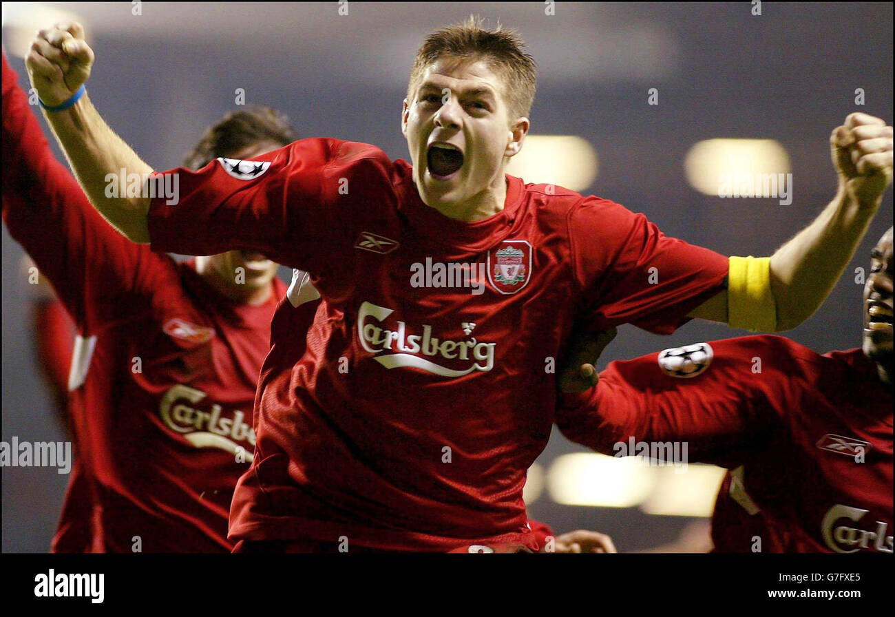 Steven Gerrard Celebrating Hd