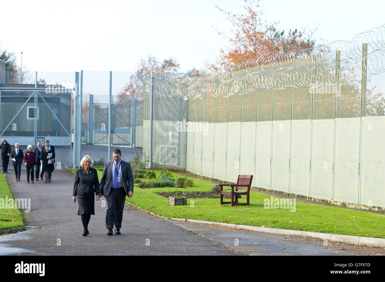 The Duchess Of Cornwall is taken for a tour during an official visit to ...