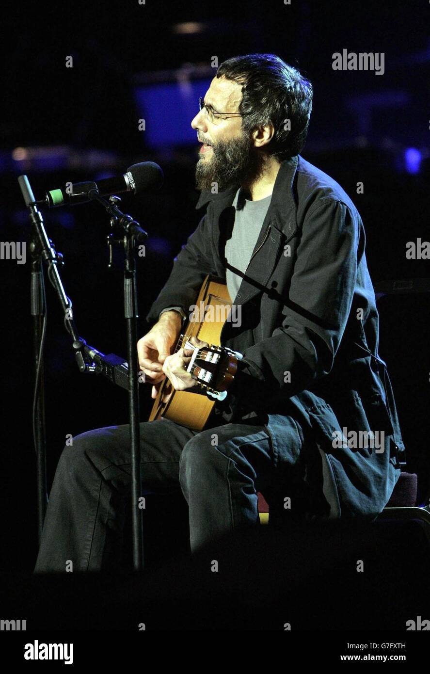 Yusuf Islam, AKA Cat Stevens performs live on stage during a charity ...