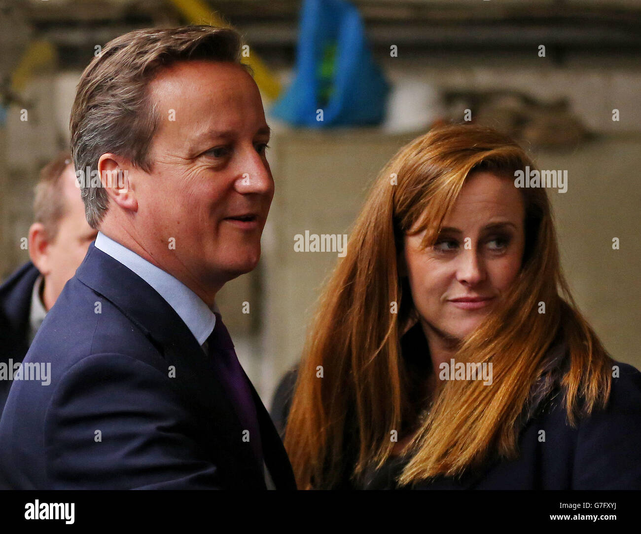 Prime Minister David Cameron with Kelly Tolhurst, Conservative ...