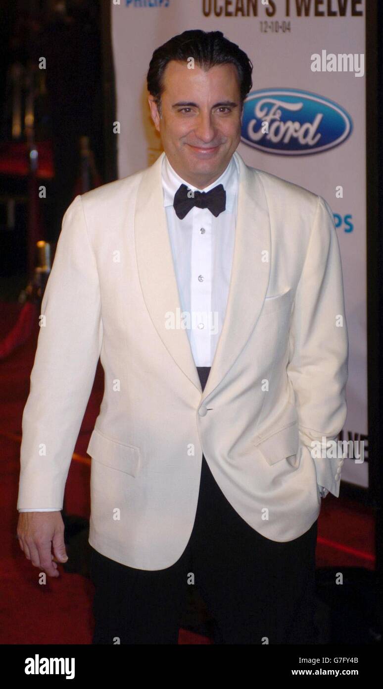 Andy Garcia Ocean's Twelve premiere Stock Photo - Alamy