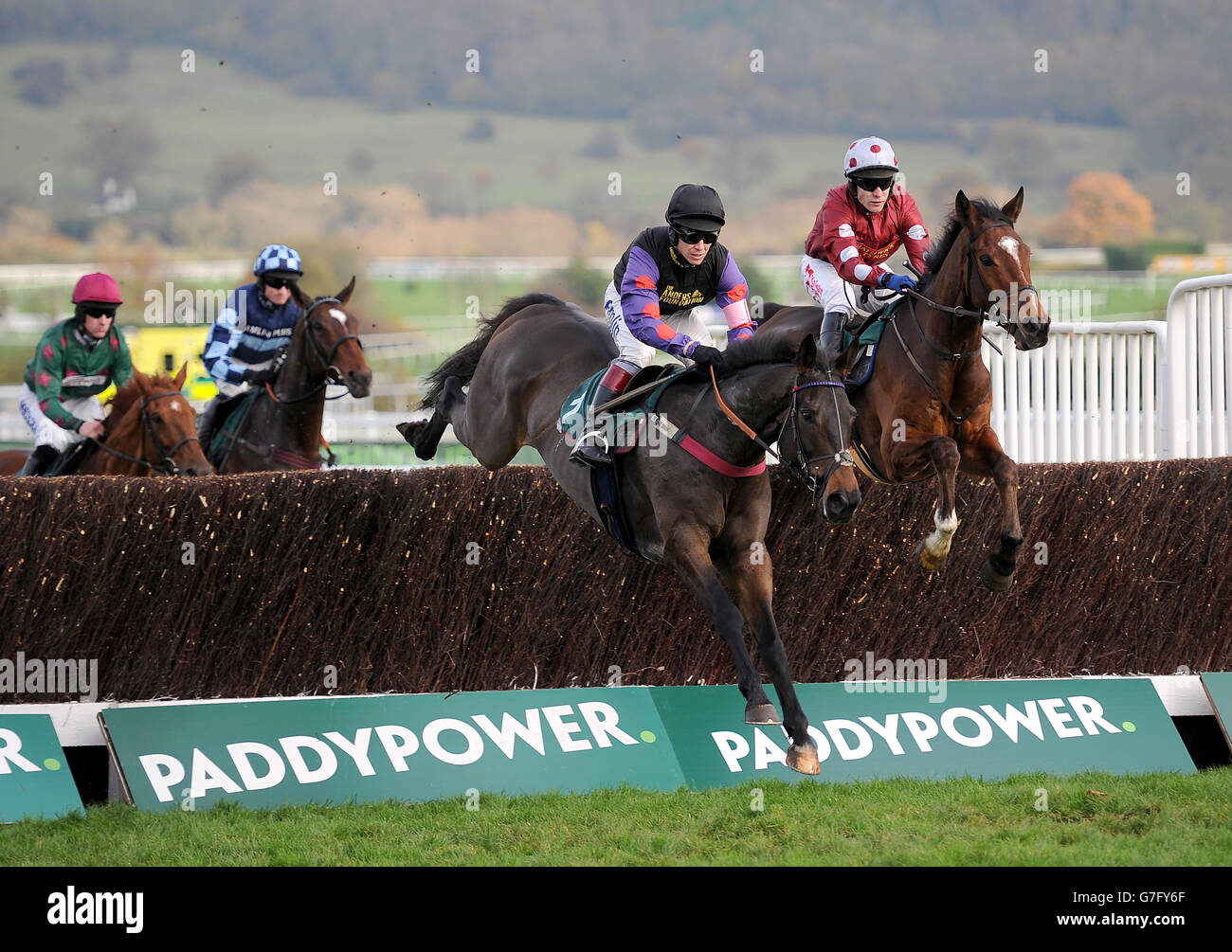 The jockey club sign at cheltenham racecourse hi-res stock photography ...