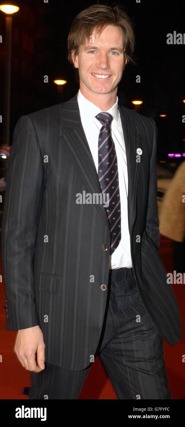 British Olympic gold medal rower Ed Coode arrives at BBC Television ...