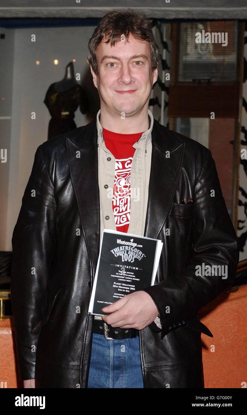 Actor Stephen Tompkinson arrives for the Whatsonstage.com Theatregoers ...