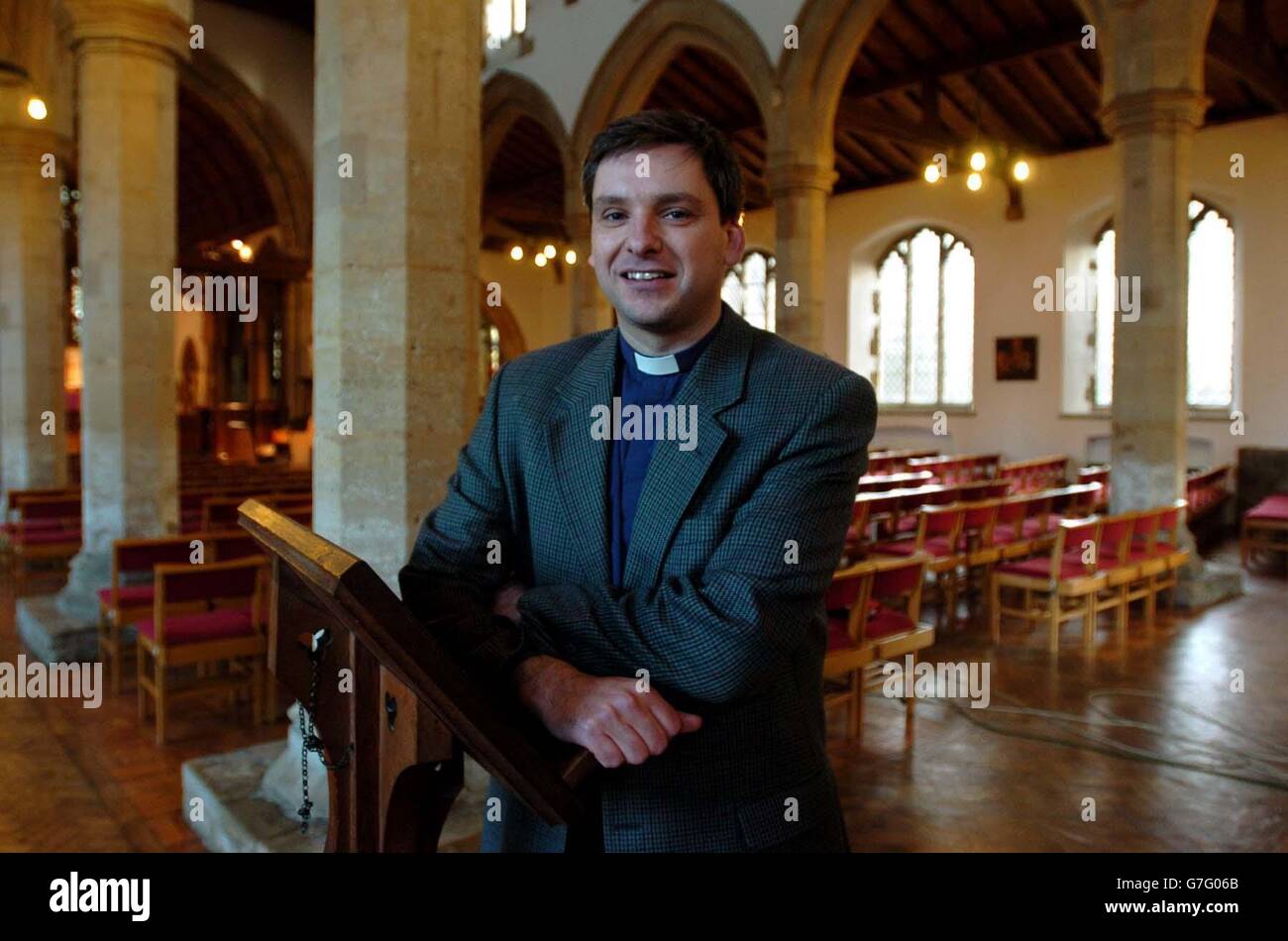 The Rev James Thomson at St Peter St Paul's church in Chatteris ...