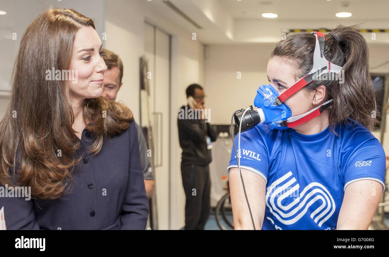 The Duchess of Cambridge, patron of SportsAid meets with a potential ...