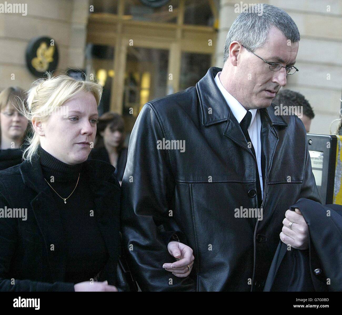 Eilisa Broadhurst arrives at Newcastle Crown Court today with PC Niel ...