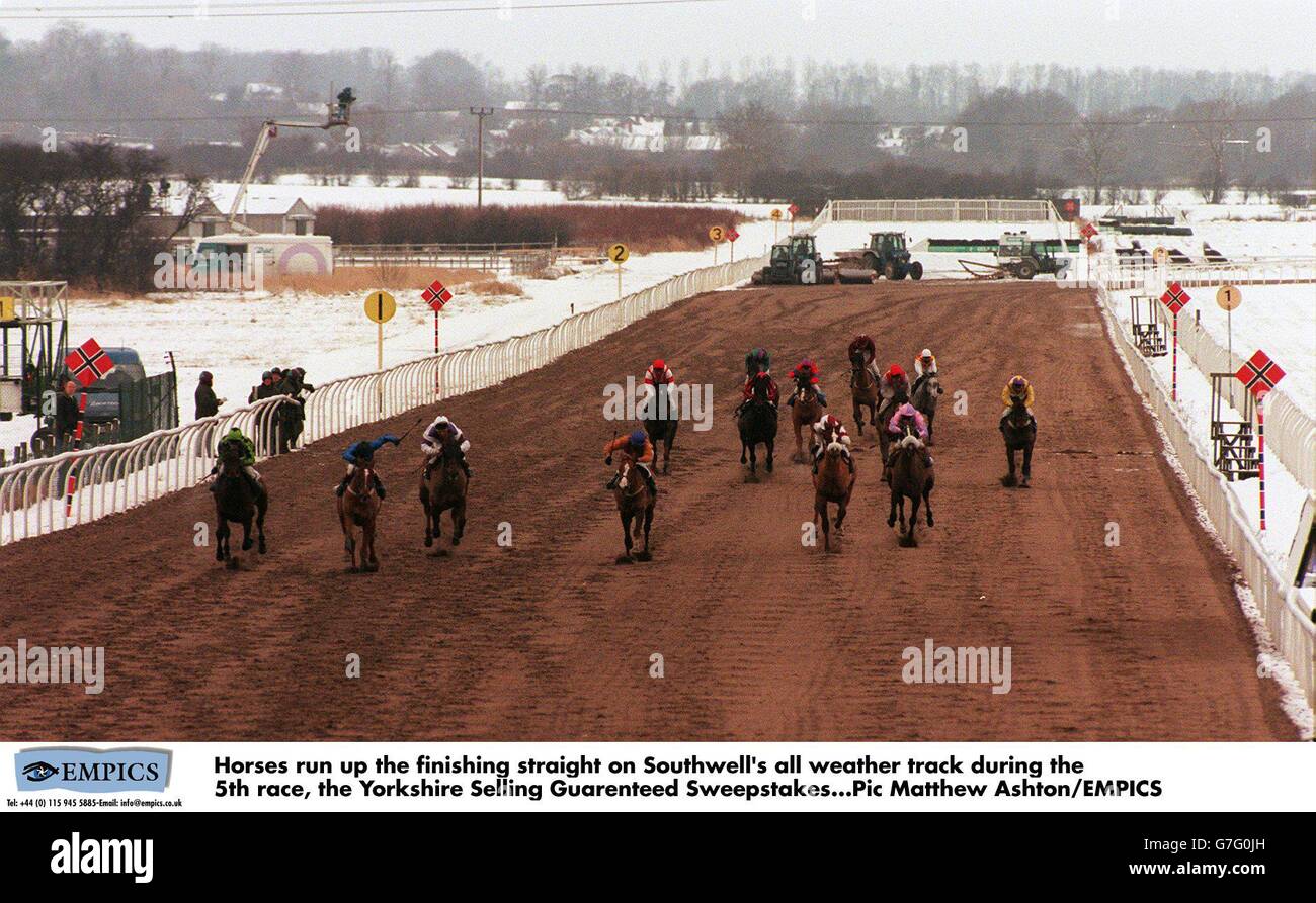 Horse races on snow hi-res stock photography and images - Alamy