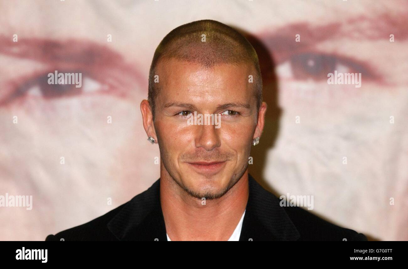 David Beckham DVD signing Stock Photo - Alamy