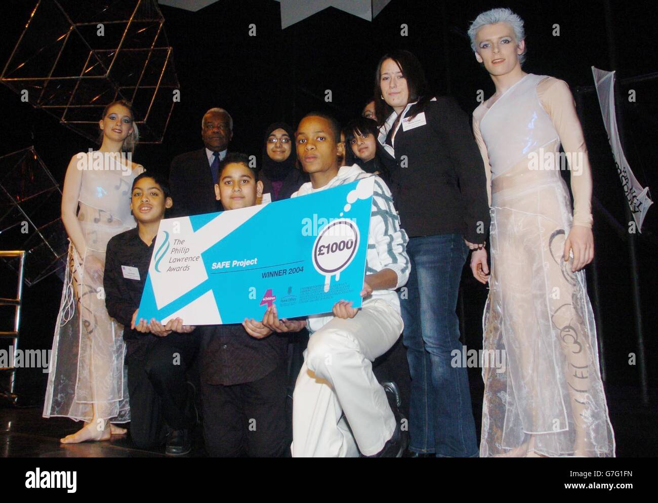 Awards for Outstanding Groups of Young People Stock Photo - Alamy
