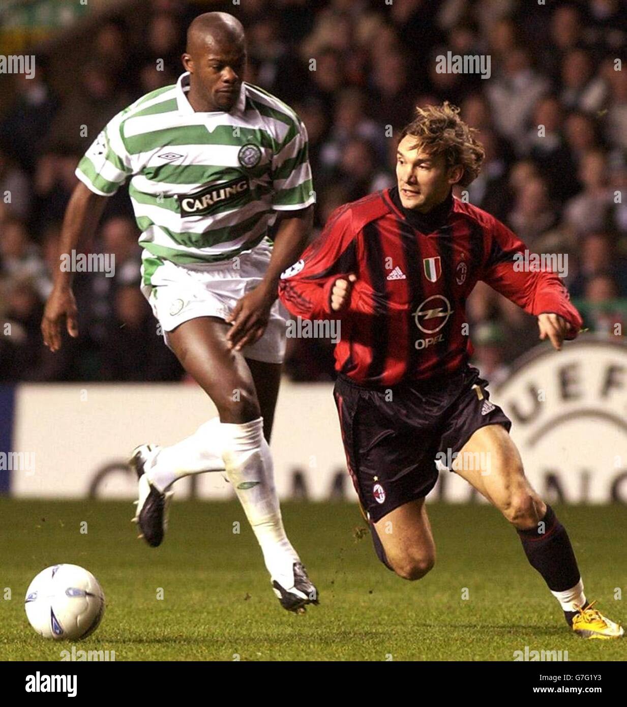 Celtic v AC Milan Stock Photo - Alamy