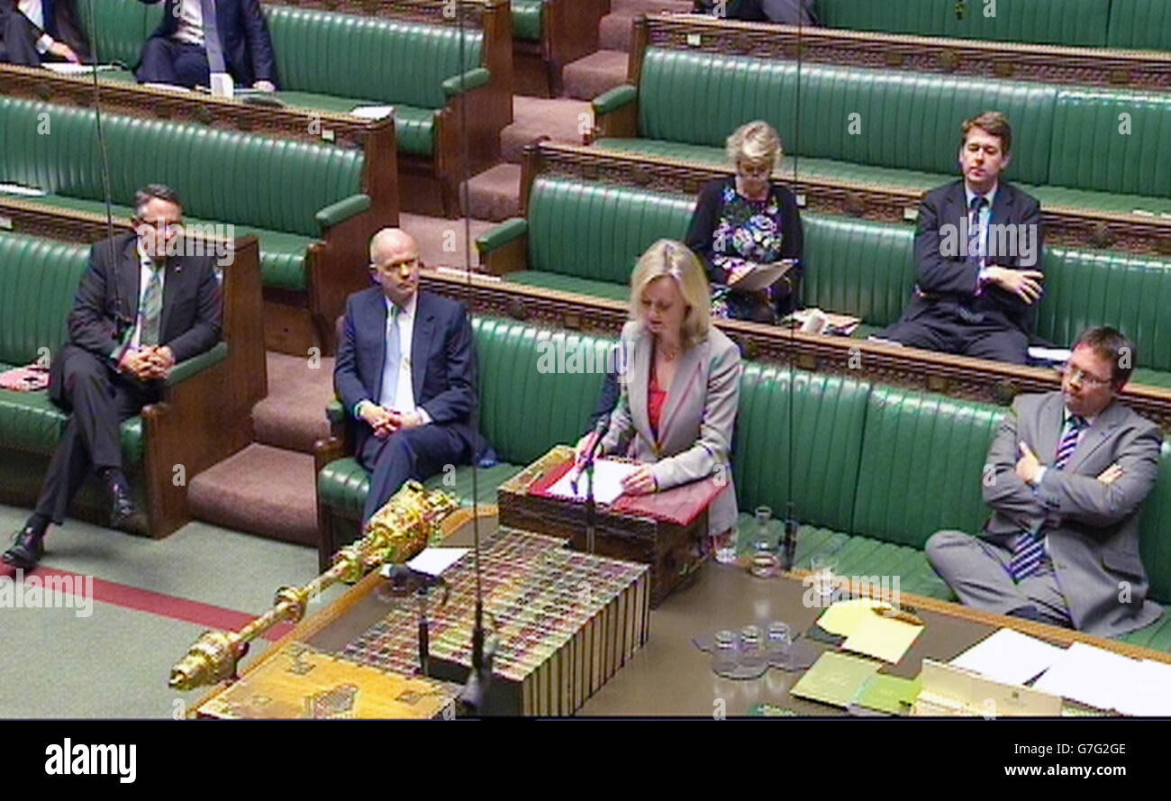Environment Secretary Elizabeth Truss issues a statement in the House ...