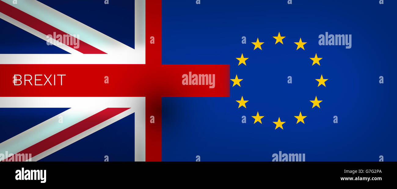 United Kingdom and Europe combined Stock Photo - Alamy