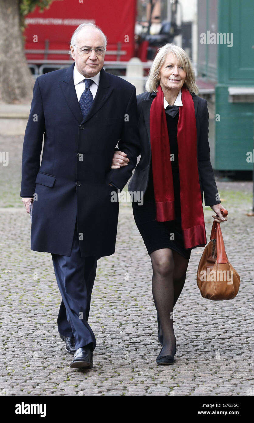 Lady Soames Thnksgiving service Stock Photo - Alamy