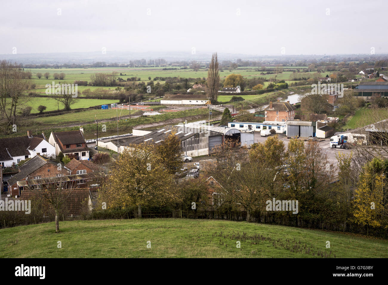 Dredging river parrett on somerset hi-res stock photography and images ...