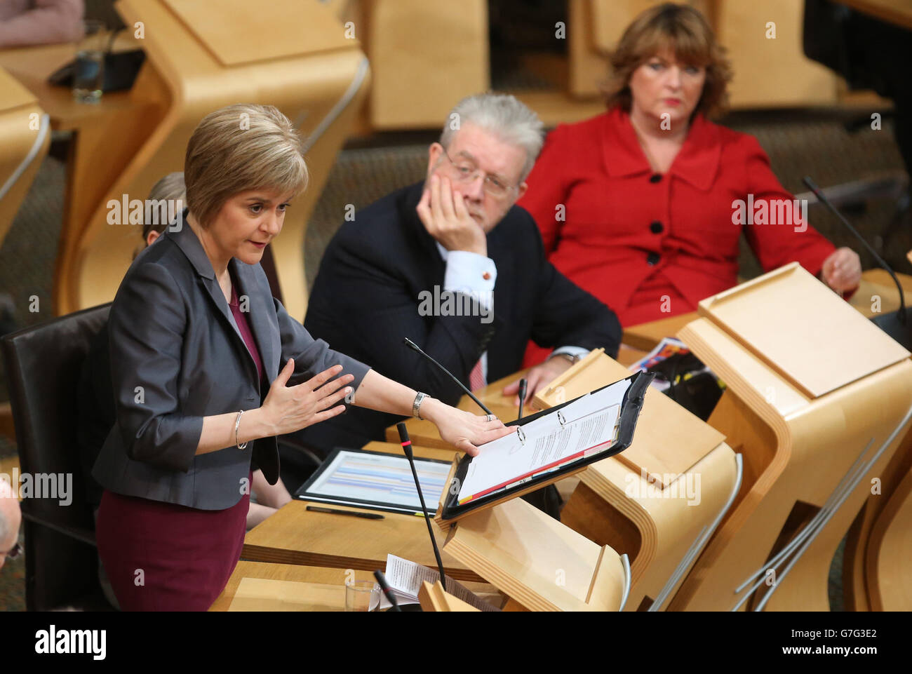 First Minister's Questions Stock Photo - Alamy