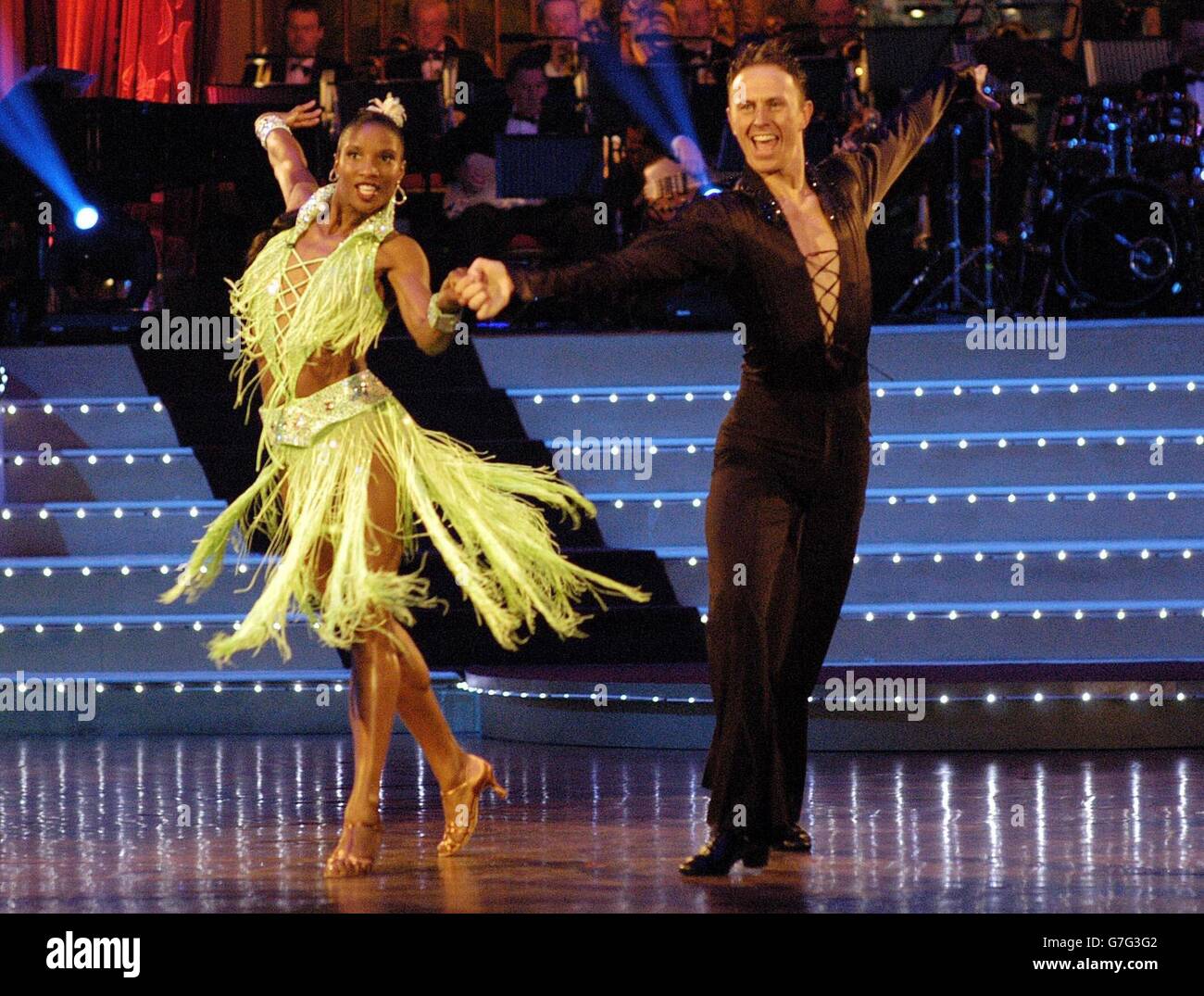 Denise lewis strictly come dancing hi-res stock photography and images ...