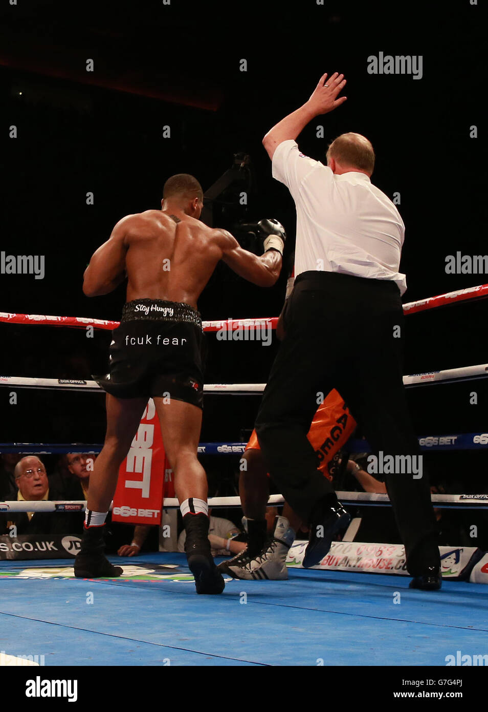 To stop fight between anthony joshua hi-res stock photography and ...