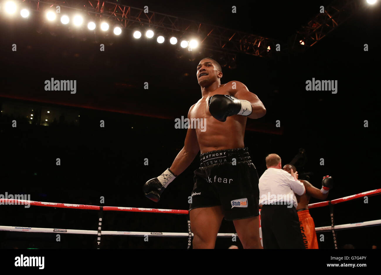 Boxing - British Heavyweight Title Eliminator - Anthony Joshua v ...