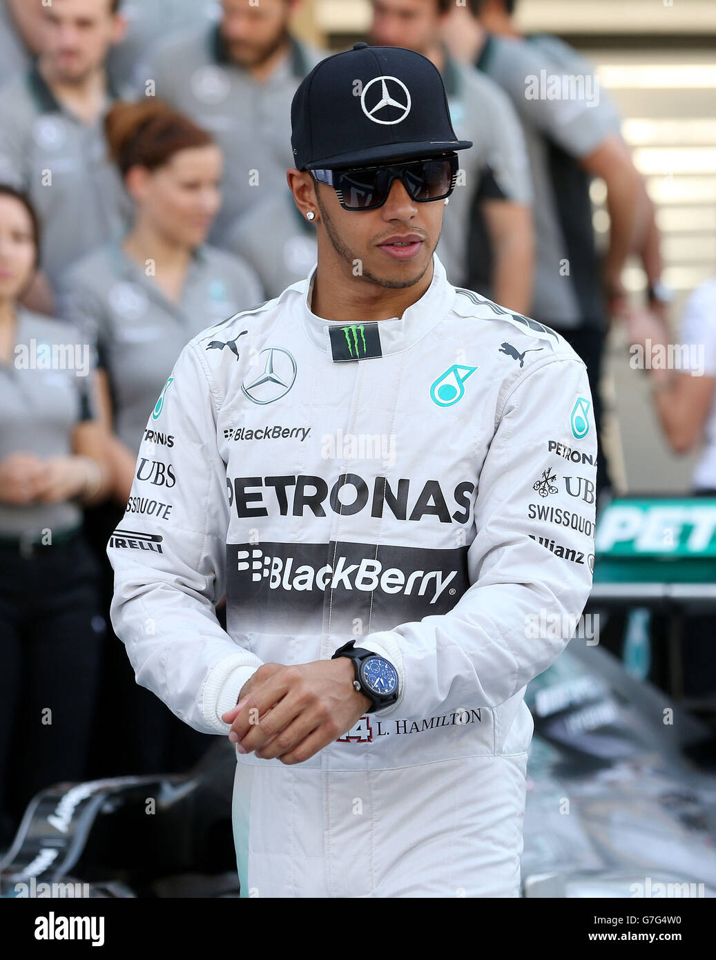 Mercedes Lewis Hamilton during the end of year team photo ahead of the ...