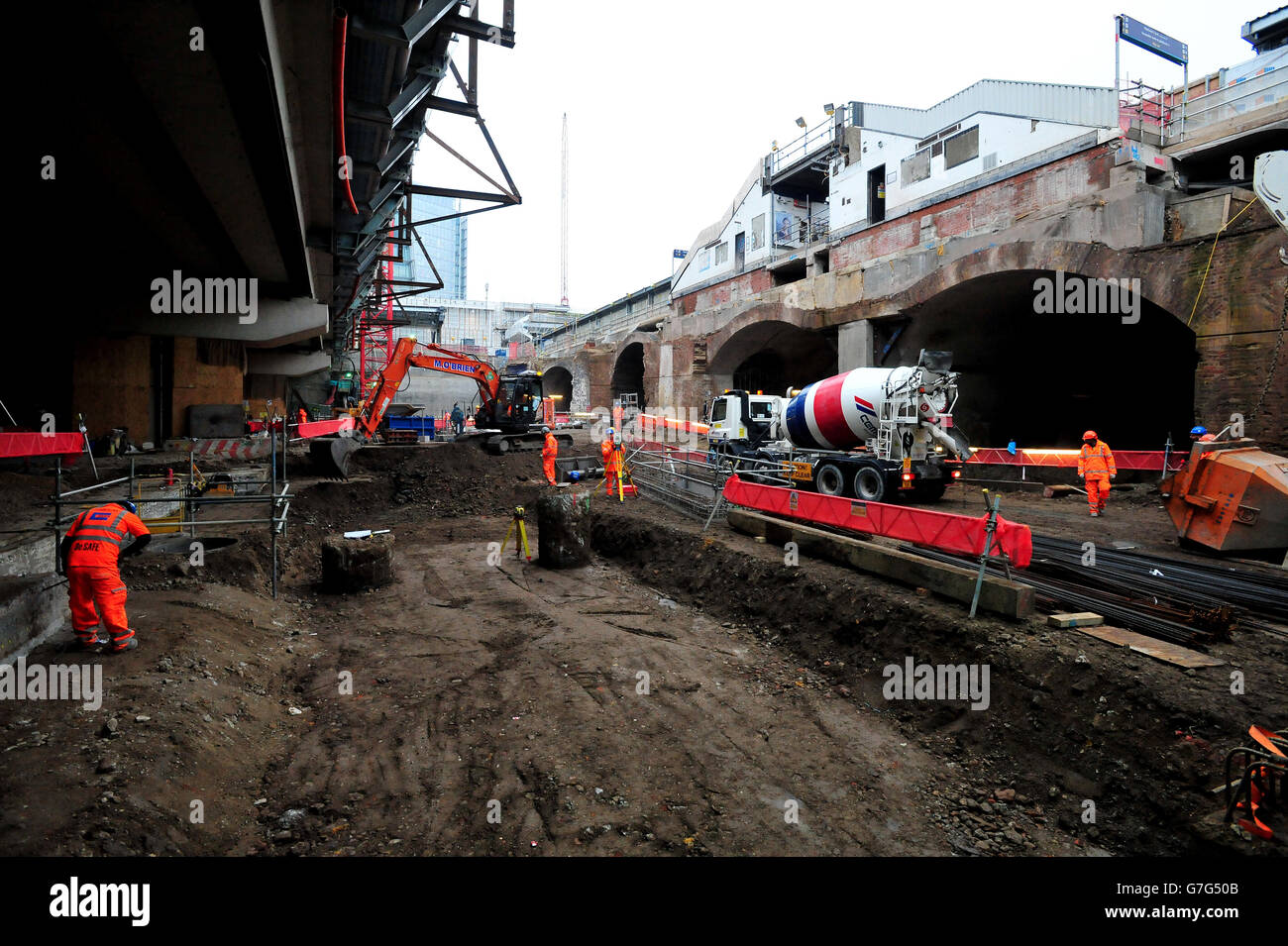 Thameslink rail project Stock Photo - Alamy
