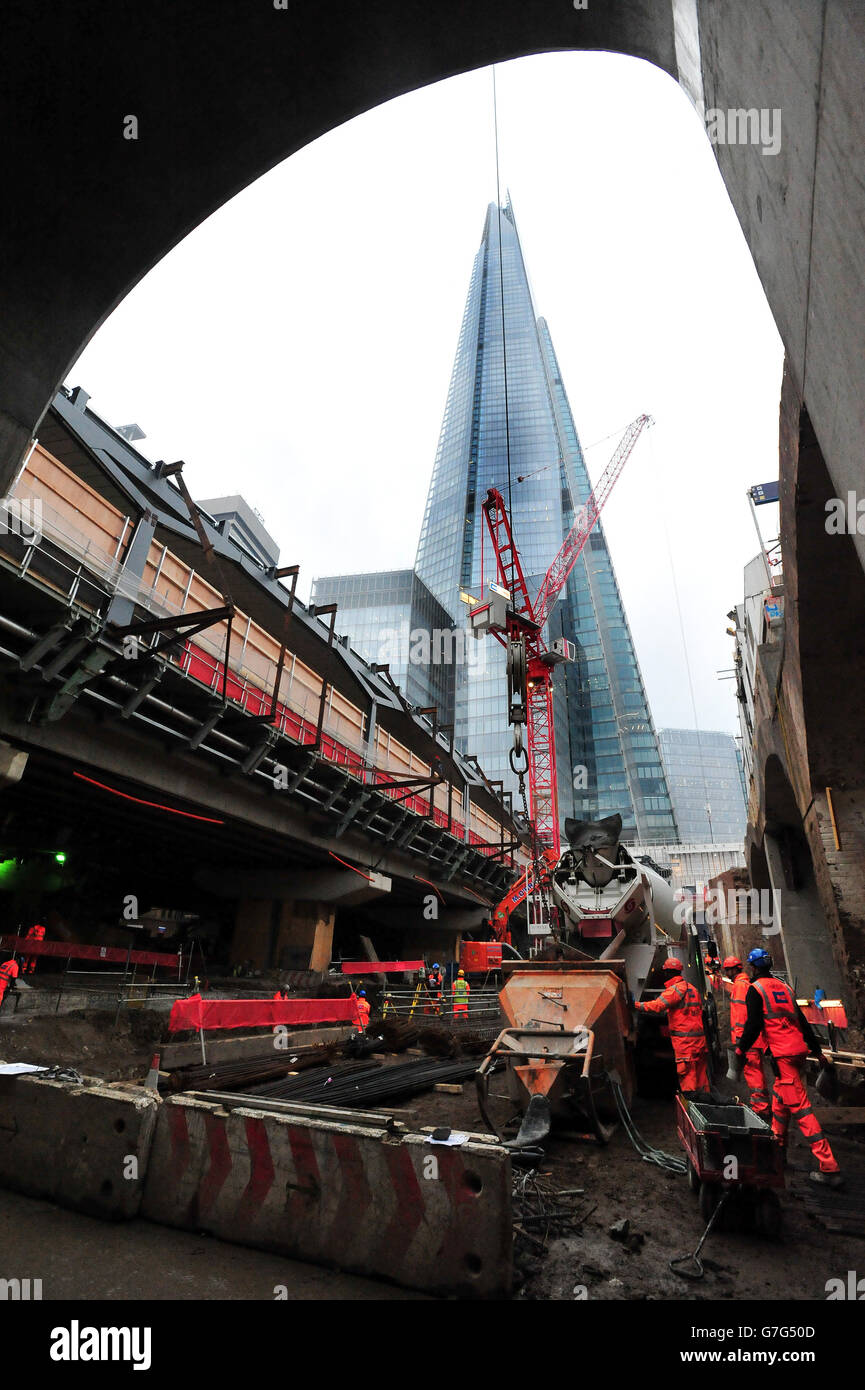 Thameslink rail project Stock Photo - Alamy