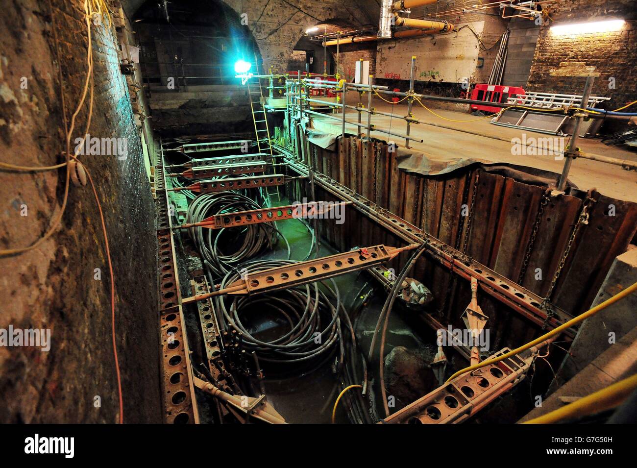 Coils of tubing for geothermal piling hi-res stock photography and ...
