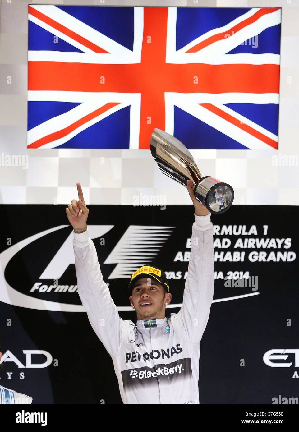 Mercedes Lewis Hamilton celebrates becoming World Champion after ...