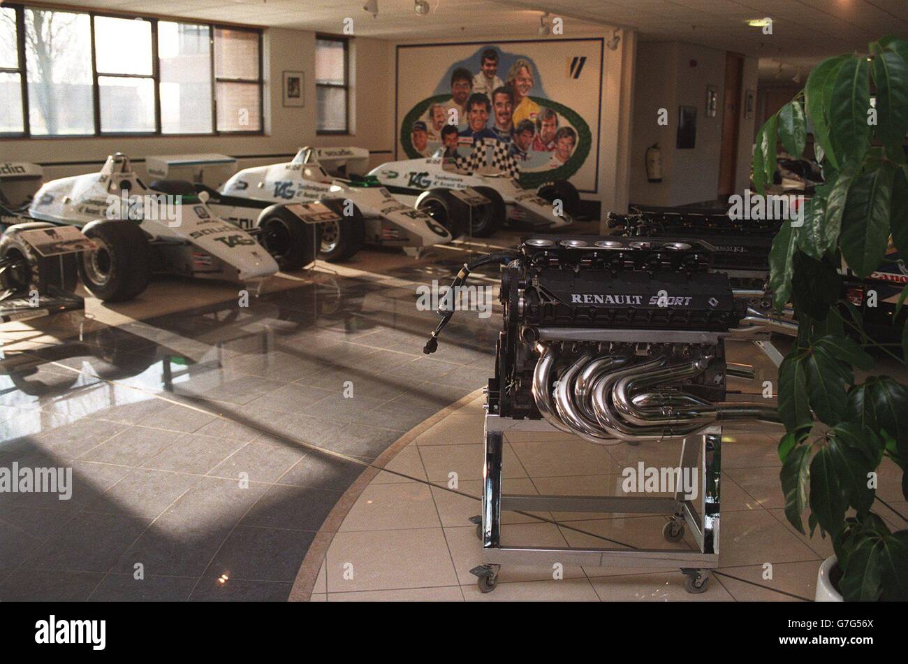 The Williams Factory at Grove, Oxfordshire. The museum at the Williams ...