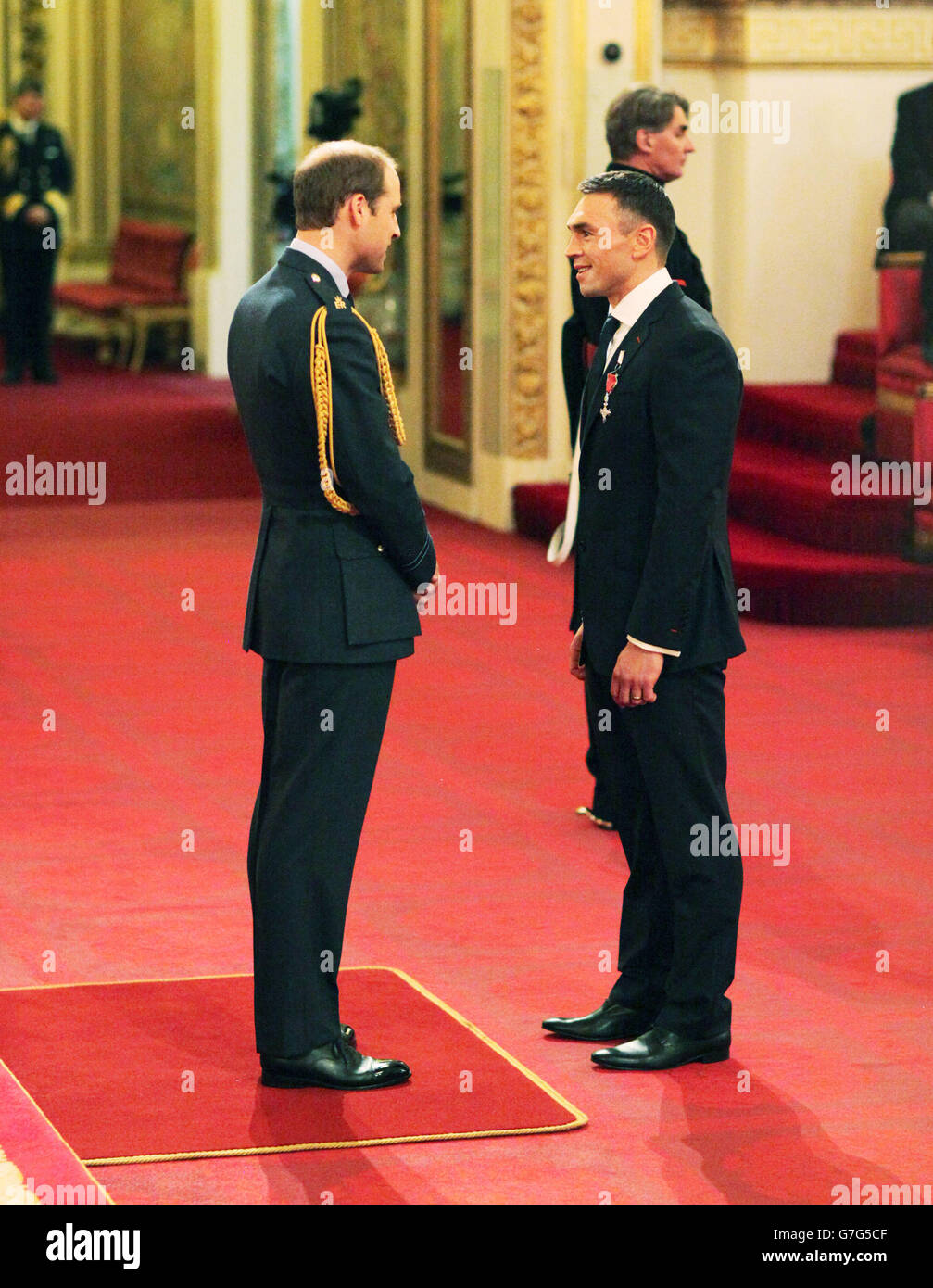 Kevin sinfield prince william hi-res stock photography and images - Alamy
