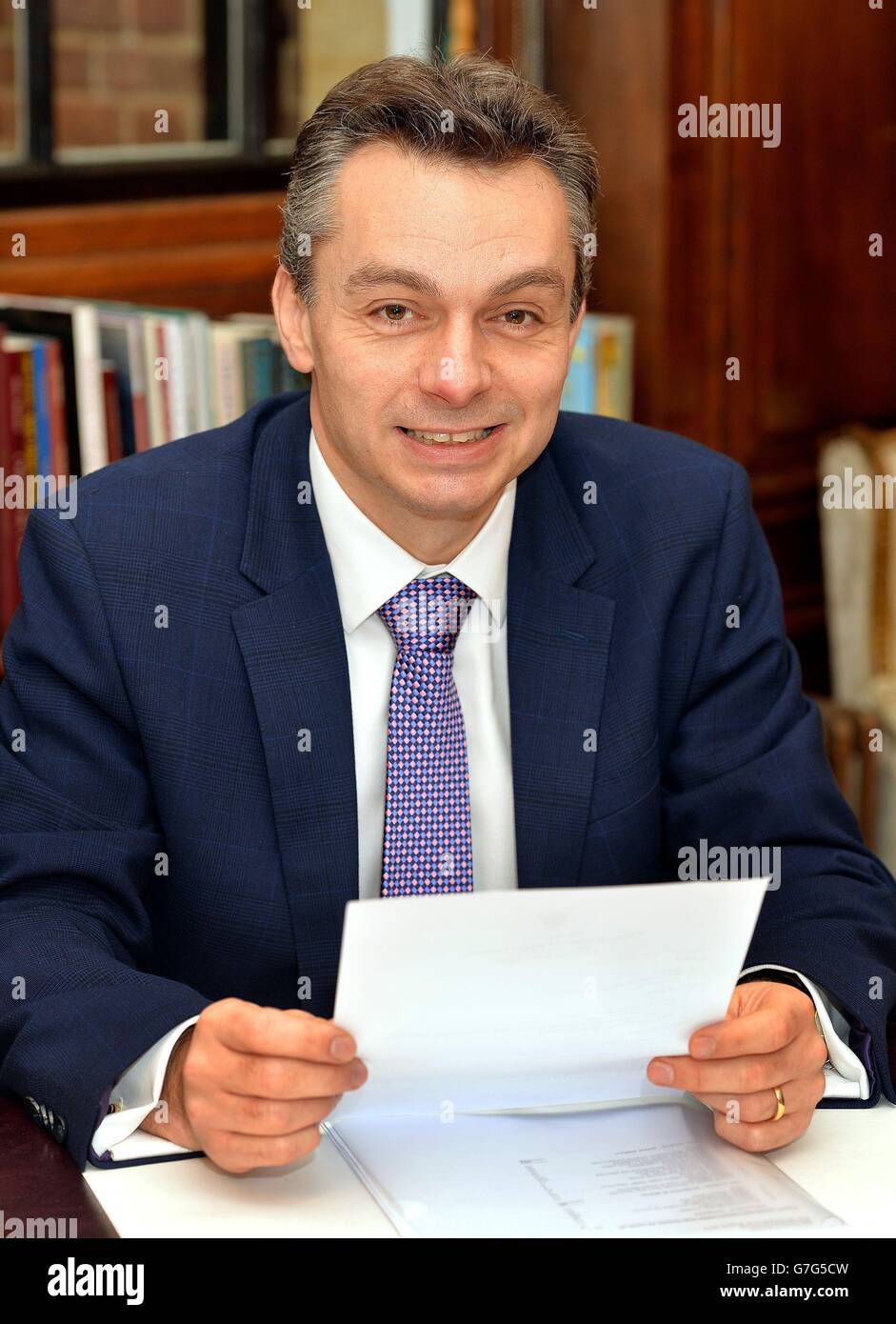 Mark Beard, the headmaster of University College School in Hampstead ...