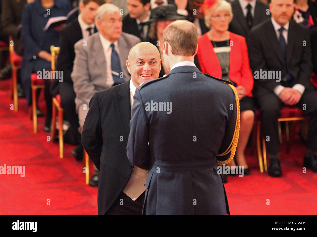 Nigel Daly, from Dartford, is made an OBE by the Duke of Cambridge ...