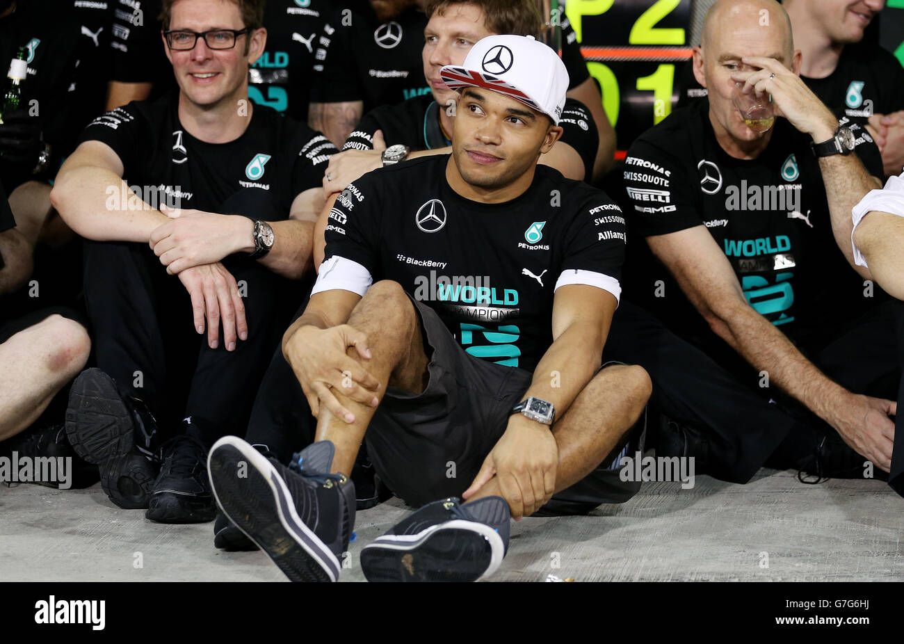 Nicholas Hamilton during the 2014 Abu Dhabi Grand Prix at the Yas ...