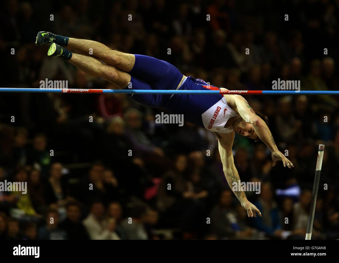 Great Britain and Northern Ireland's Luke Cutts during the Pole Vault ...