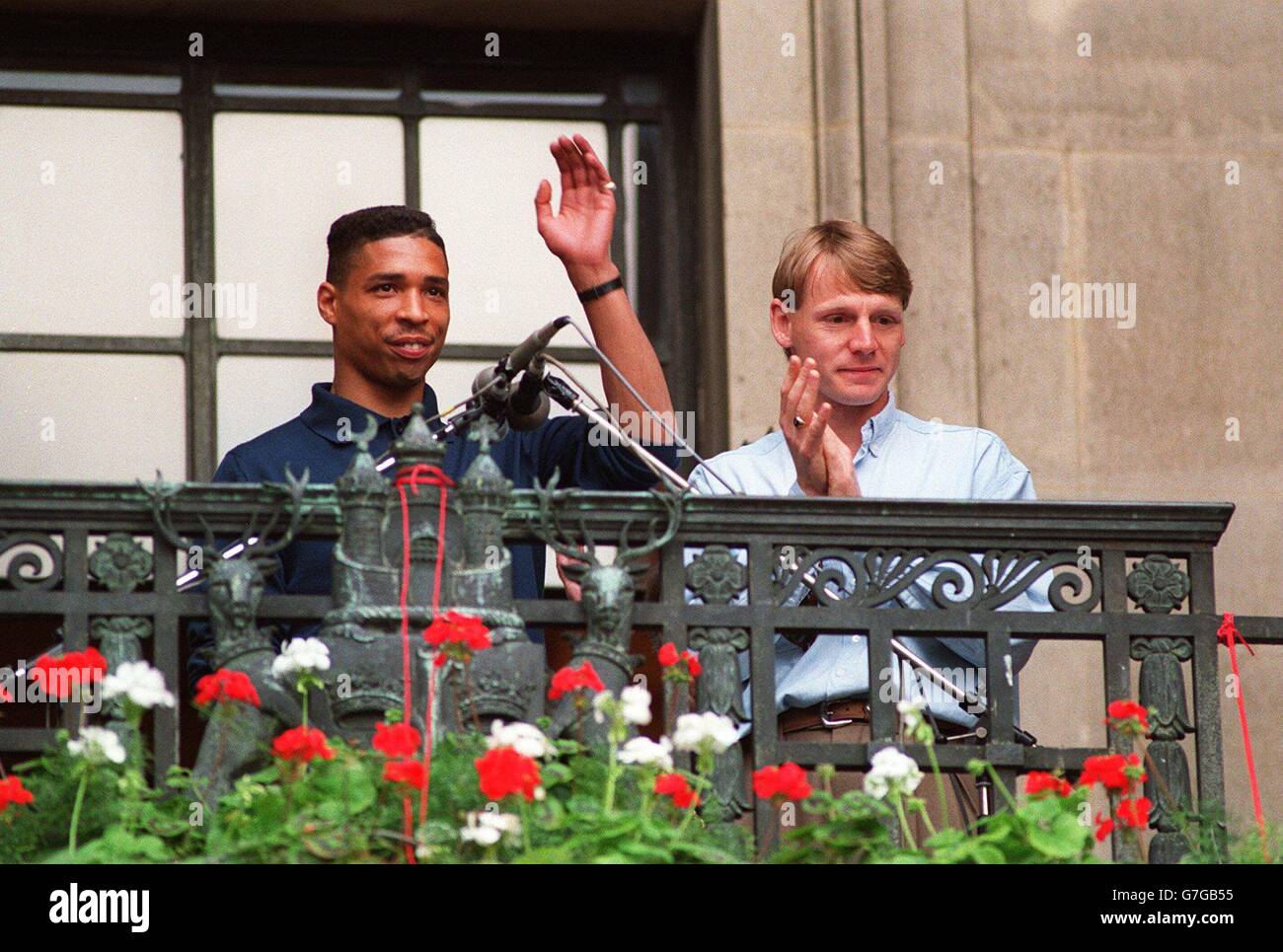 Soccer - Nottingham Forest Civic Reception Stock Photo - Alamy