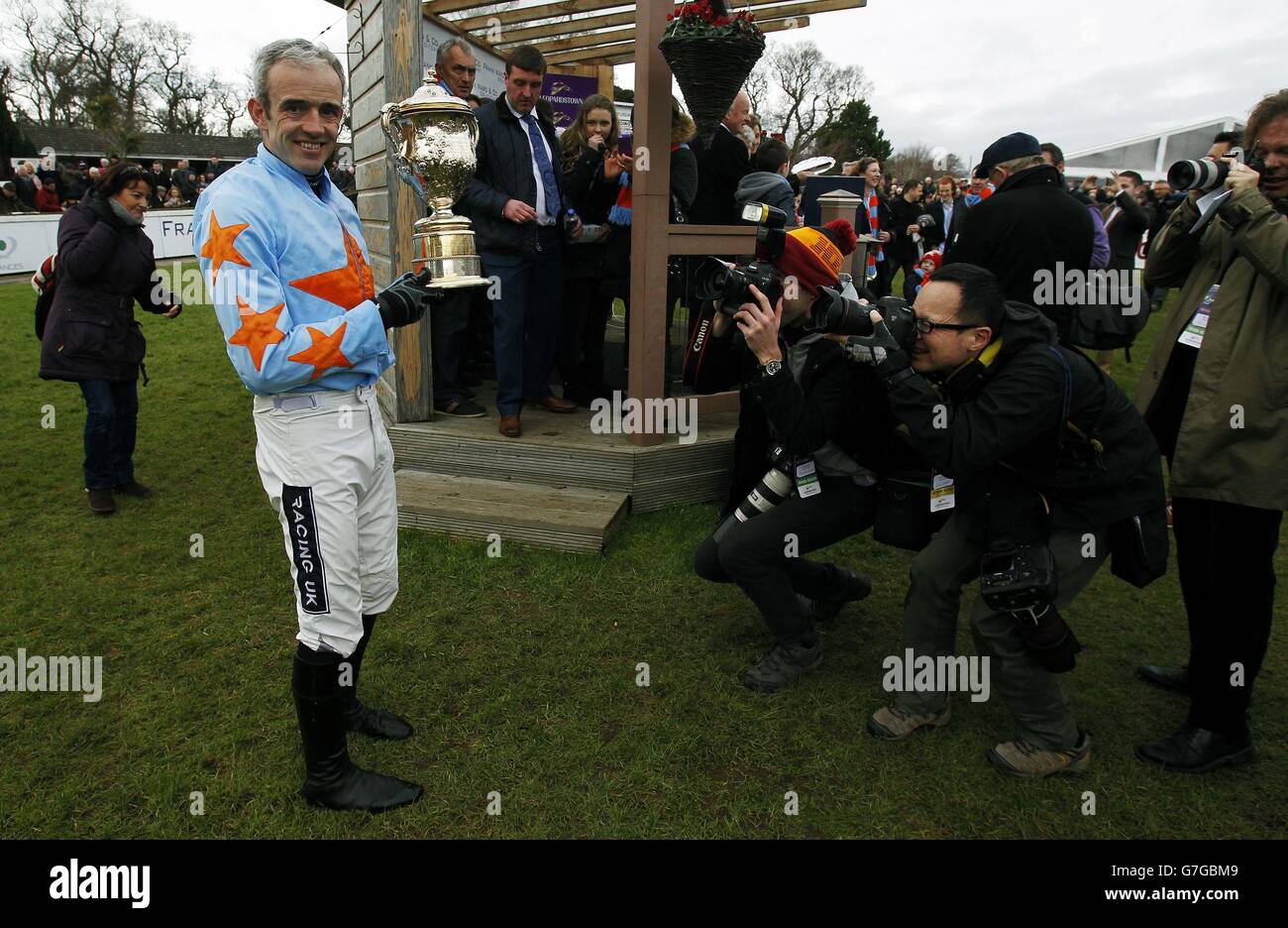 Ruby Walsh in the parade ring after winning the Frank Ward Solicitors ...