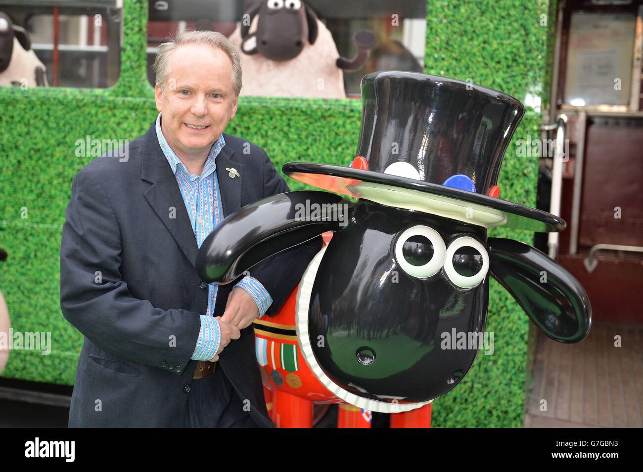 Nick Park attends the European premiere of Shaun the Sheep The Movie at ...