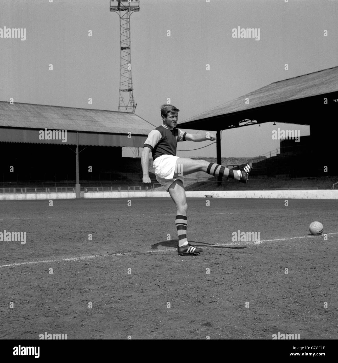 Burnley football stadium Black and White Stock Photos & Images - Alamy