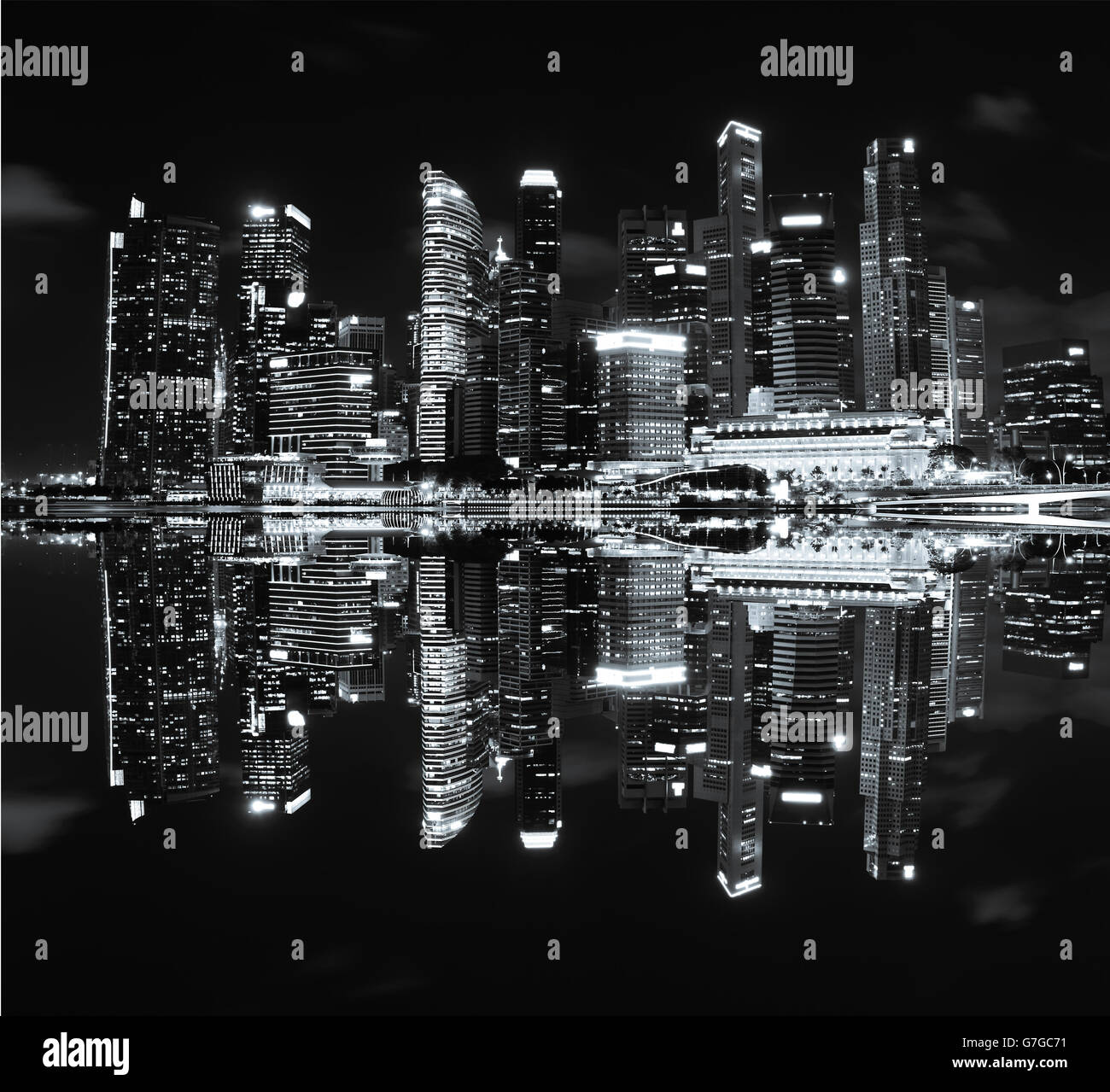 The cityscape architecture building business metropolis concept with ...