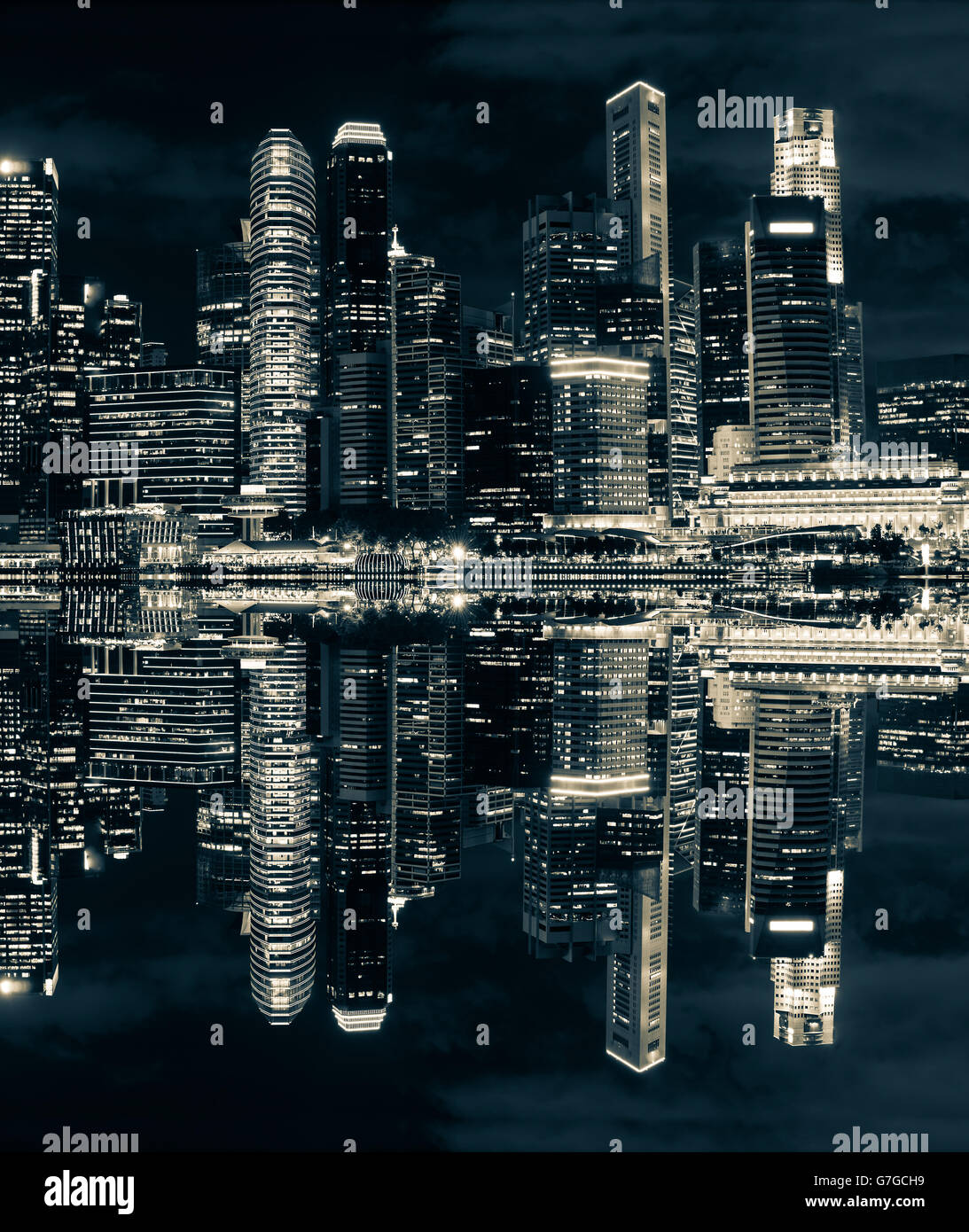 The cityscape architecture building business metropolis concept with ...