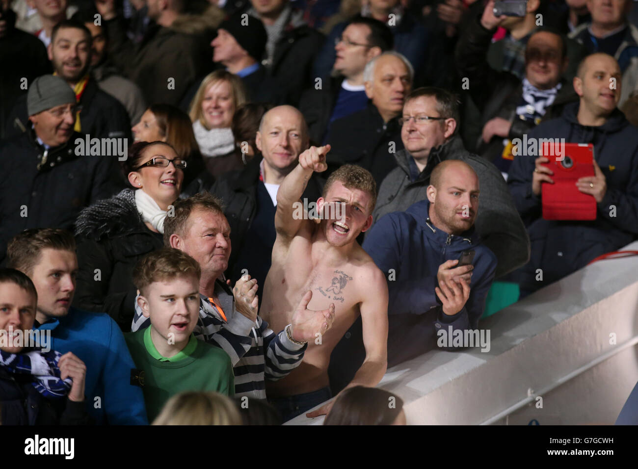 Scotland fans show support in stands international friendly celtic park ...