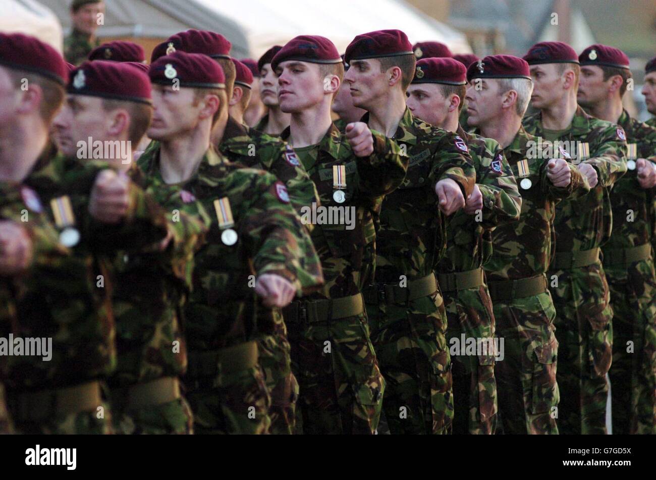 Gulf War medal ceremony Stock Photo - Alamy