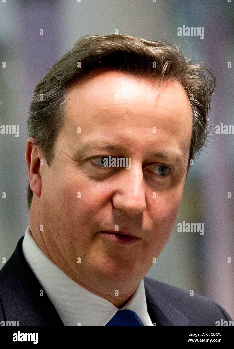 Cameron visit to Dyson Factory Stock Photo - Alamy