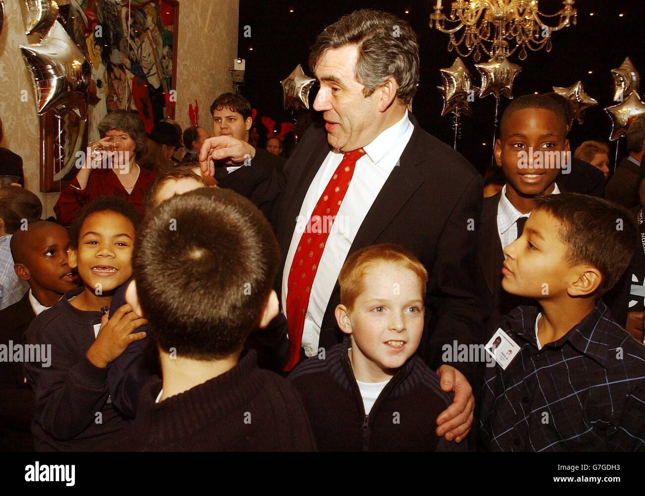 At a party for 50 school children with behavioural difficulties hi-res ...