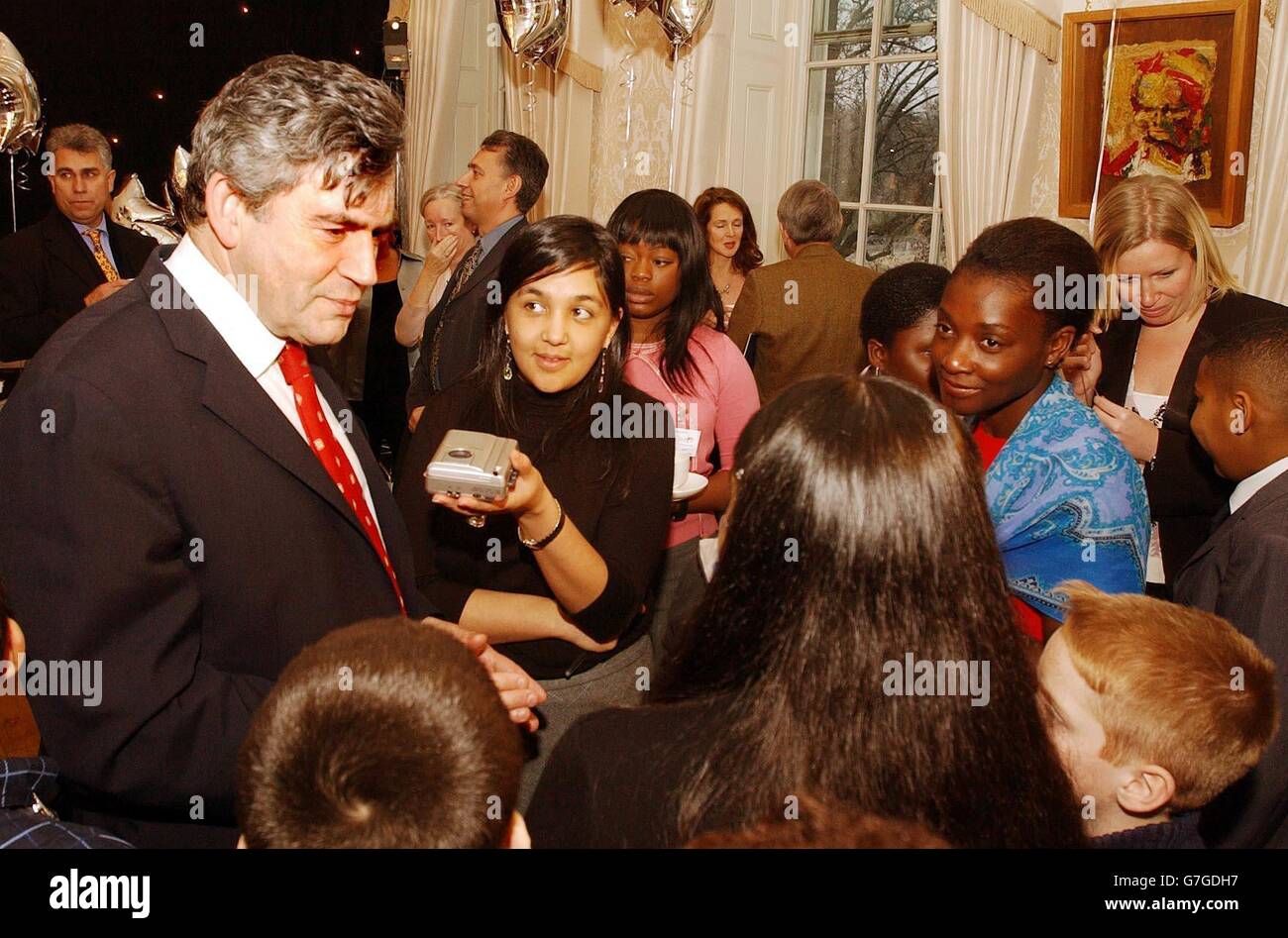 At a party for 50 school children with behavioural difficulties hi-res ...