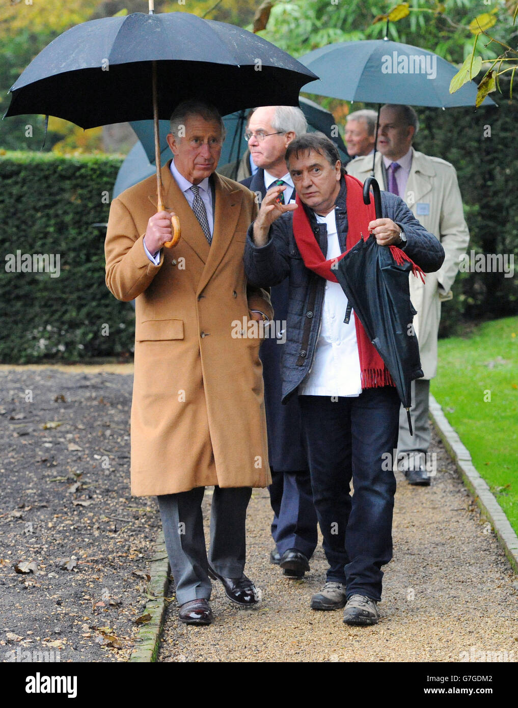 The Prince of Wales is given a tour of The National Heritage Garden by ...