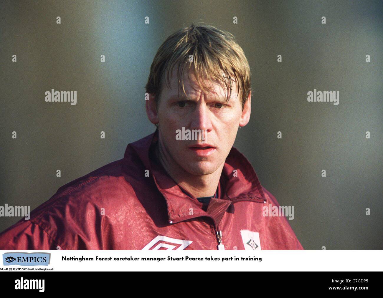 Soccer ... Nottingham Forest training Stock Photo - Alamy
