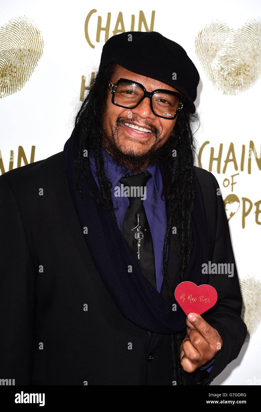 Maxi Priest attending the Chain Of Hope Ball at the Grosvenor Hotel in ...