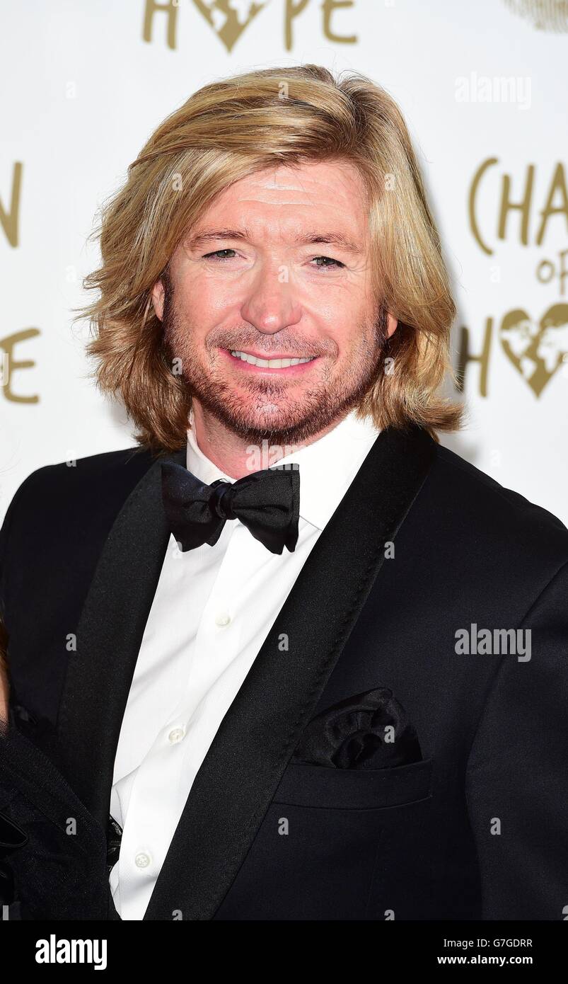 Nicky Clarke attending the Chain Of Hope Ball at the Grosvenor Hotel in ...